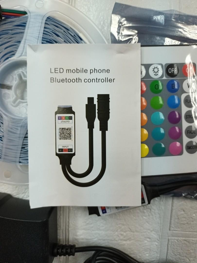 LED mobile phone Bluetooth controller, 傢俬＆家居, 燈飾及風扇, 燈飾 - Carousell