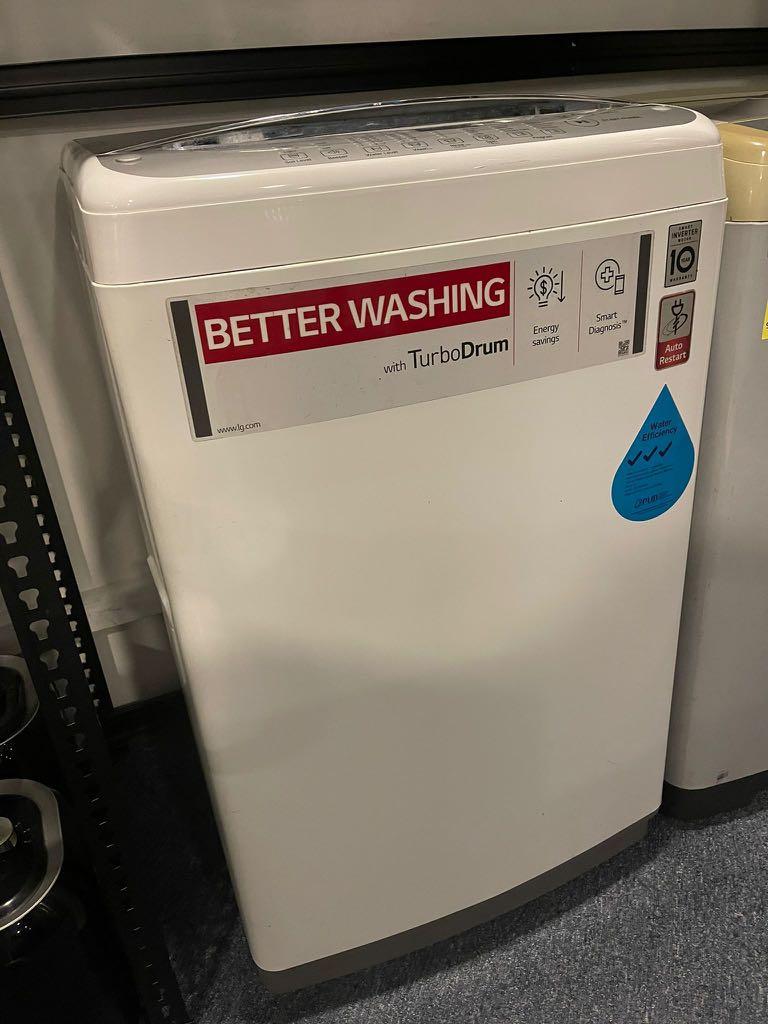 LG 8KG TOP LOAD T2108VSAW WASHING MACHINE, TV & Home Appliances ...