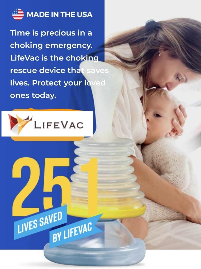 Lifevac Anti-Choking Rescue Device, Health & Nutrition, Medical ...