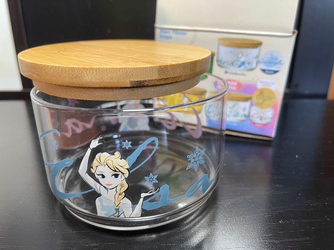 Limited Edition Frozen Elsa Anna Glass Container, Furniture & Home ...