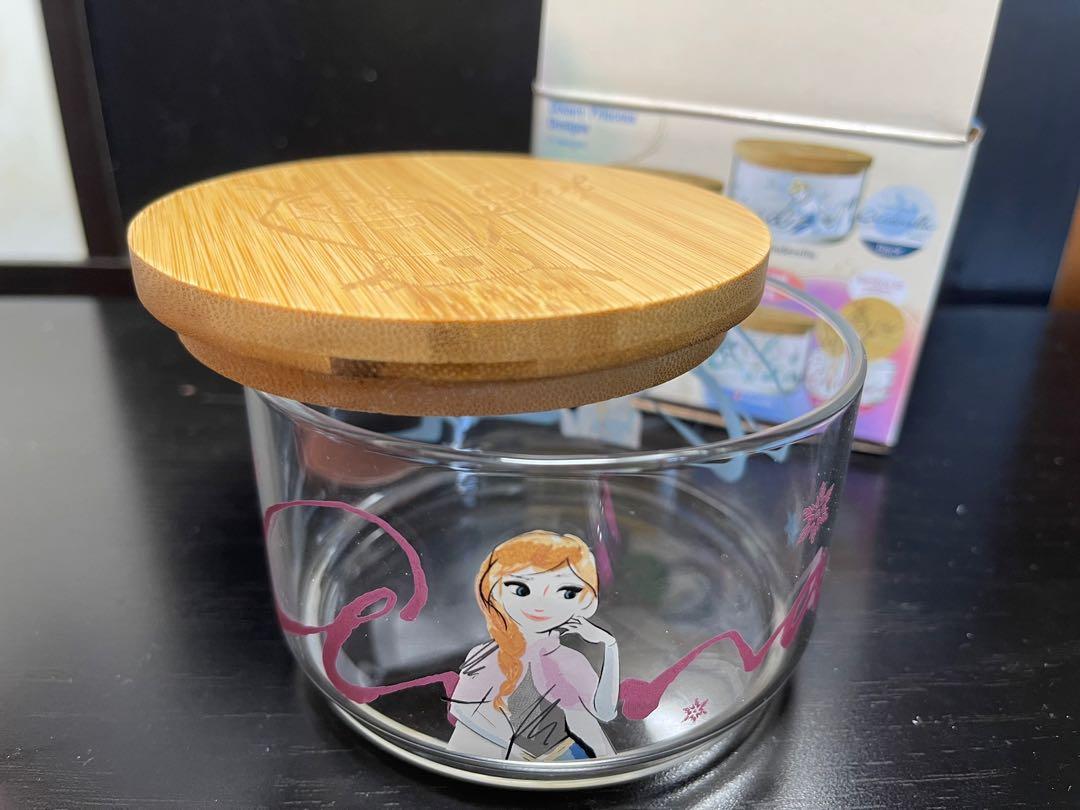 Limited Edition Frozen Elsa Anna Glass Container, Furniture & Home ...