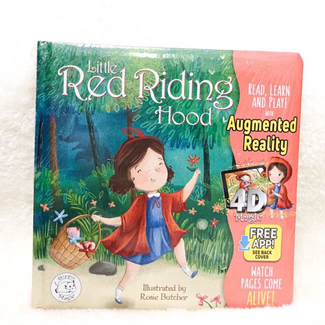 Little Red Riding Hood Story Book- 4D Augmented Reality, Hobbies & Toys ...