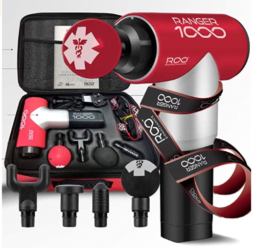 Massage Gun Heavy Duty Massage Gun, Ranger 1000 Handheld Deep Muscle ...