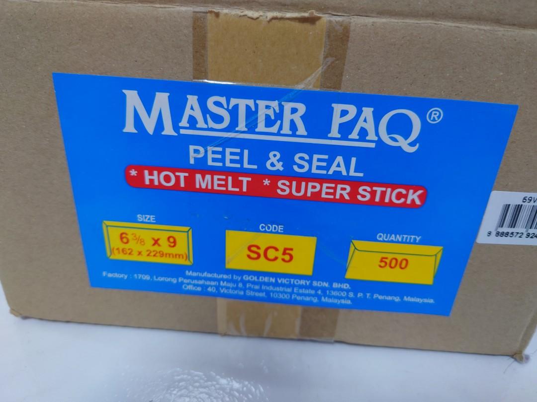 Master Paq Peel & Seal Envelope (162 x 229mm), Hobbies & Toys ...