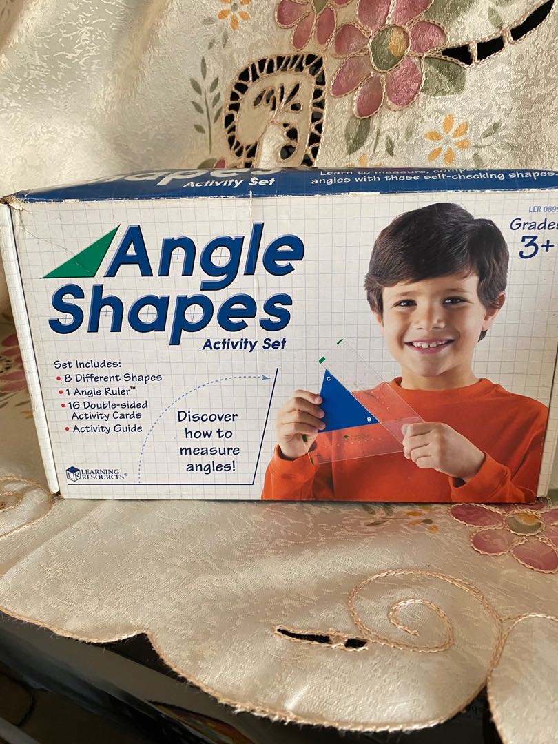 Math Activity Set - Angles, Hobbies & Toys, Toys & Games on Carousell