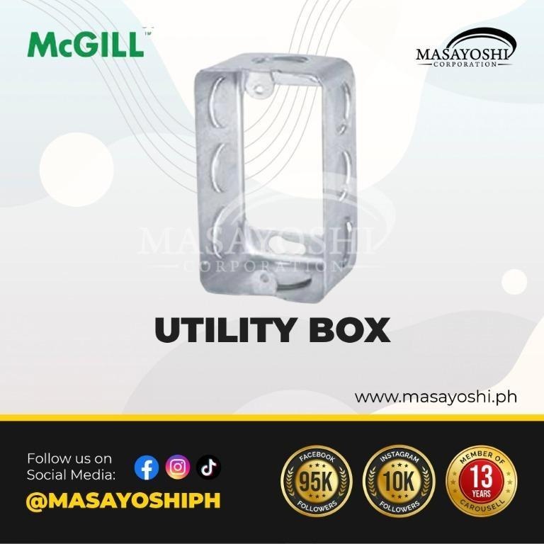 McGill Extension Ring- Utility Box Sides-8-1/2 KOS with Ear Screws ...