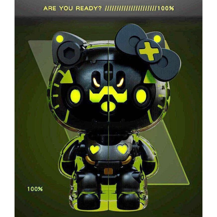 [Ready Stock] Mecha Hello Kitty Half Robot Figure / Blind Box / Hello ...