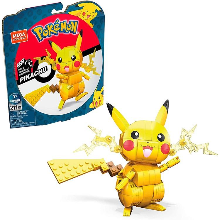 現貨 Mega Construx Pokemon Pikachu Construction Set 比卡超玩具 (169 pieces ...