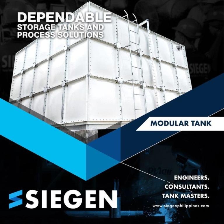 Modular Storage Tank & Modular Water Storage Tank, FRP|GRP Panelized ...
