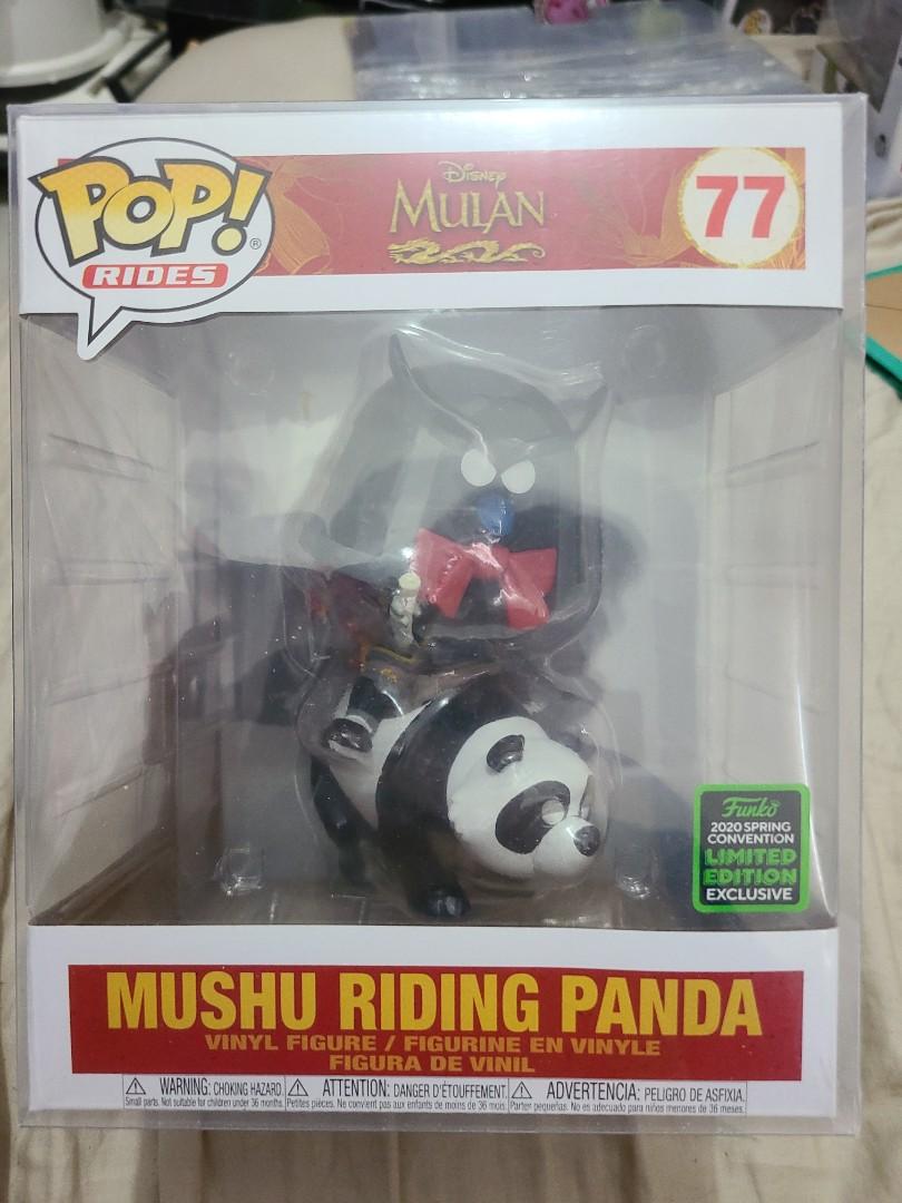 Mulan Mushu riding panda (2020 ECCC Exclusive ) 6 inch Funko pop, 興趣及遊戲 ...