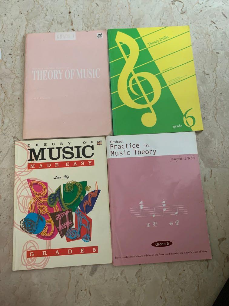 Music theory workbooks (grade 4, 5, 6), Hobbies & Toys, Music & Media ...