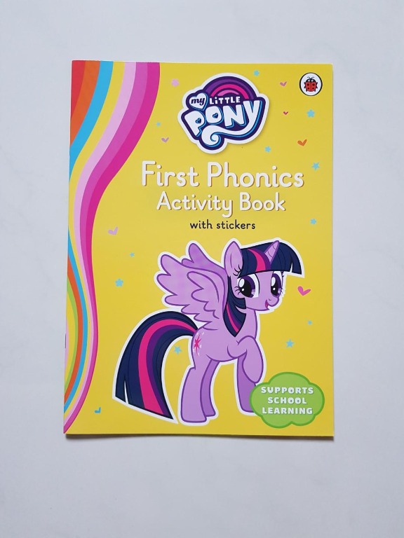 My Little pony First Phonics Activity book, Hobbies & Toys, Books ...