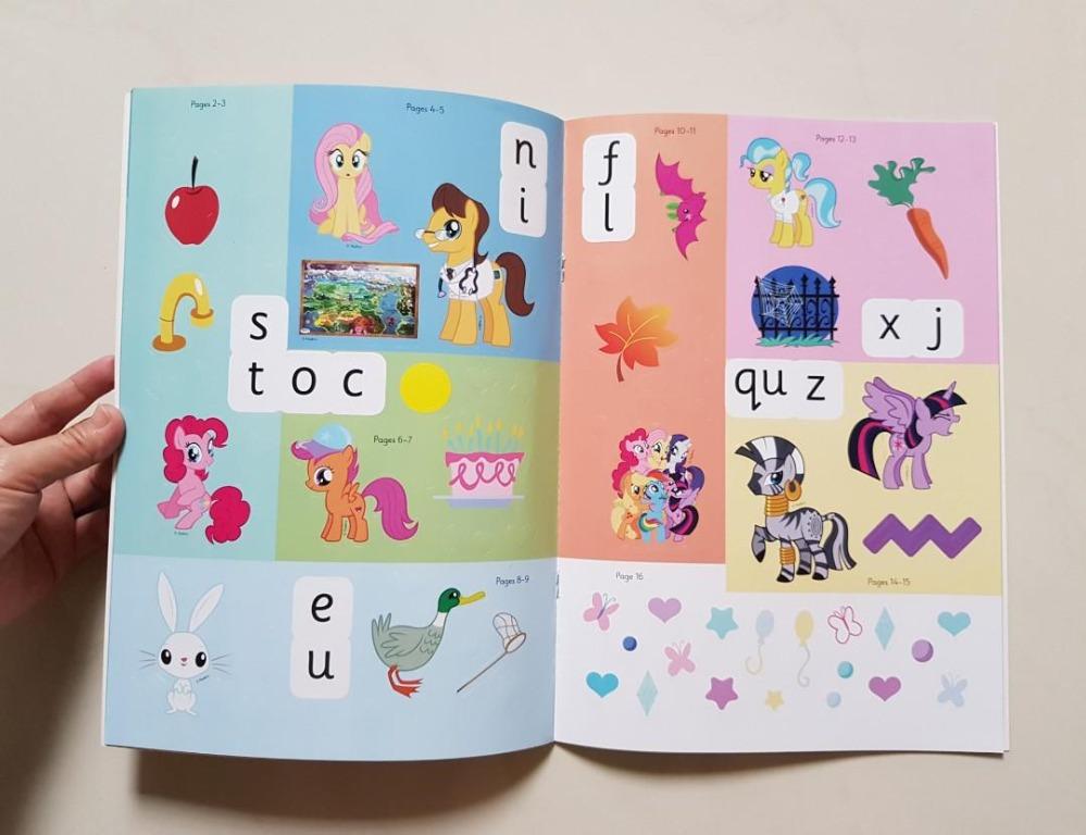 My Little pony First Phonics Activity book, Hobbies & Toys, Books ...
