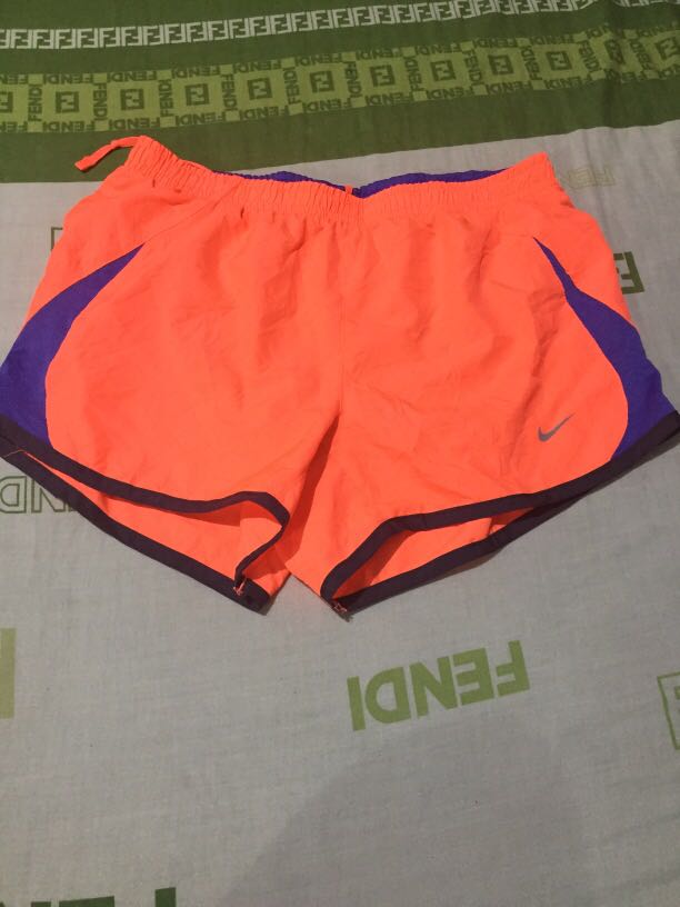 Nike dri-fit neon running shorts, Women's Fashion, Activewear on Carousell