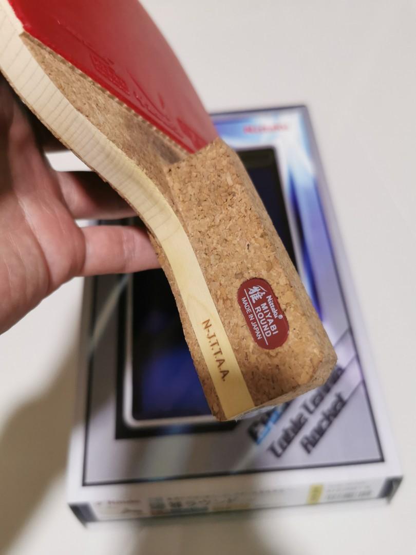 Nittaku Miyabi Round Jpen table tennis bat racket, Sports Equipment ...