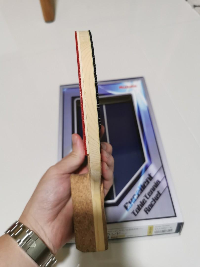 Nittaku Miyabi Round Jpen table tennis bat racket, Sports Equipment ...