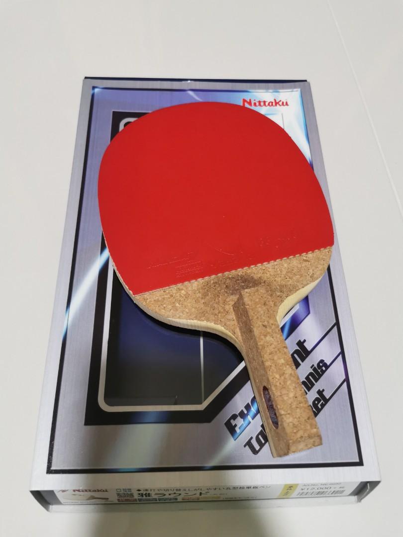 Nittaku Miyabi Round Jpen table tennis bat racket, Sports Equipment ...