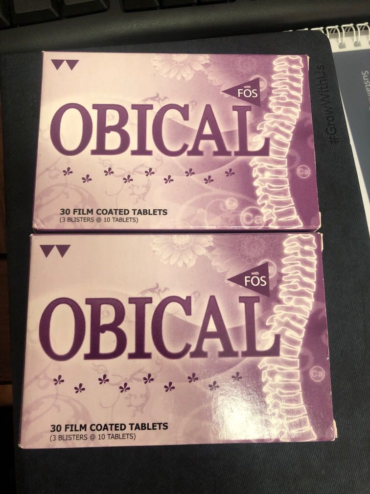 Obical Calcium 50 Tablets, Health & Nutrition, Health Supplements ...