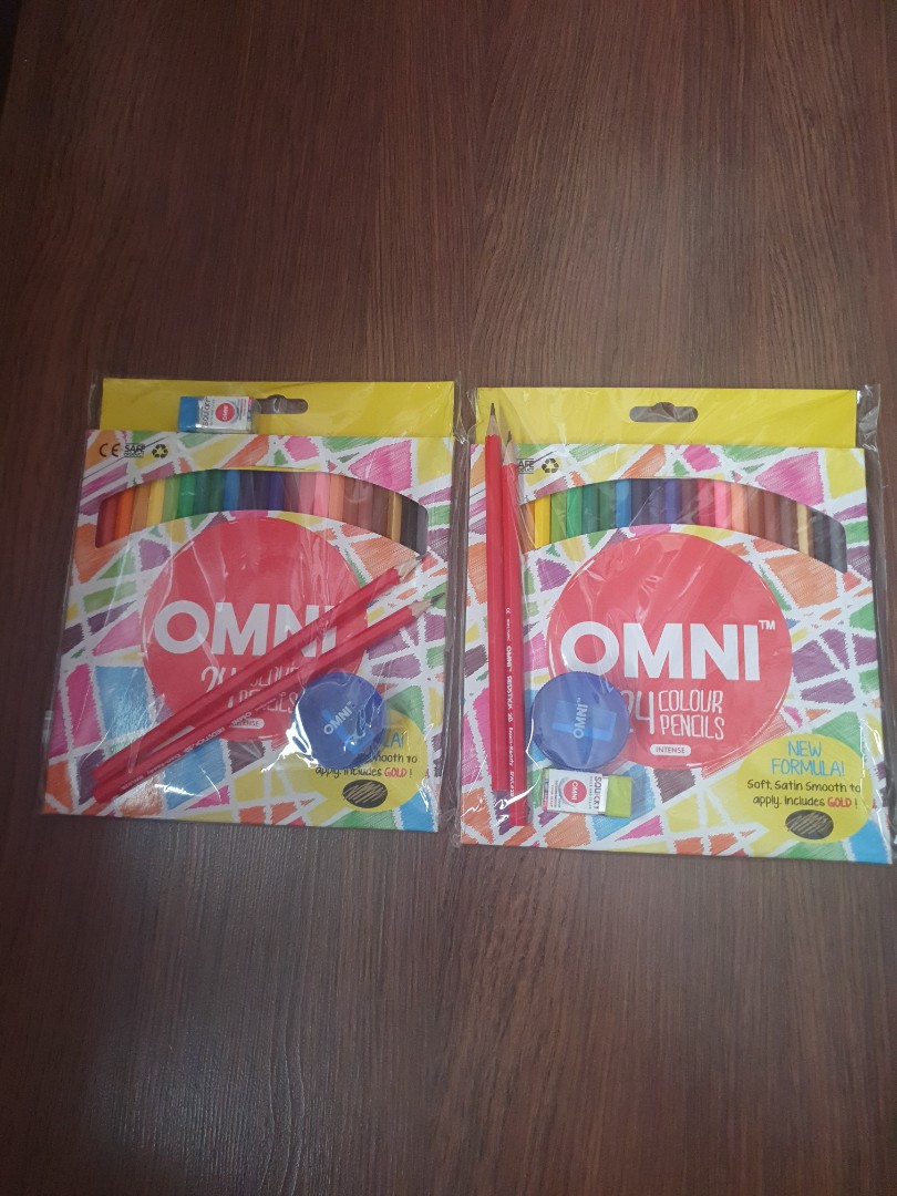 Omni colour pencils set - New, Hobbies & Toys, Stationery & Craft, Art ...