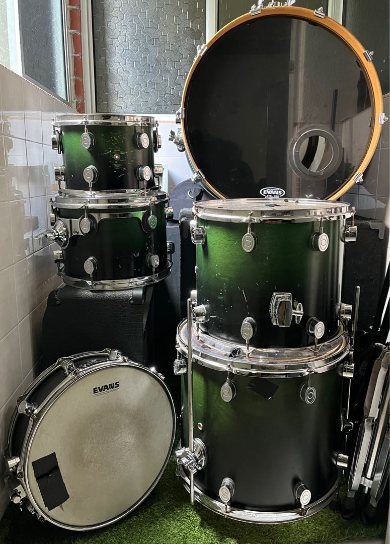PDP Drums Set by DW, Hobbies & Toys, Music & Media, Musical Instruments ...