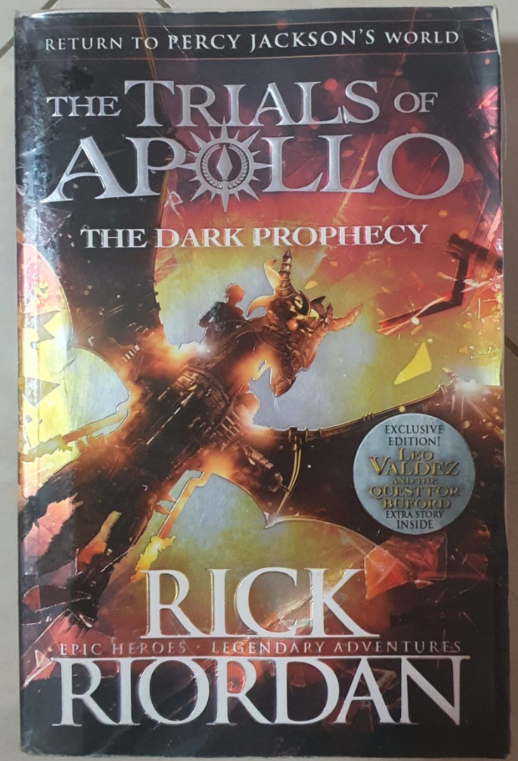 Big Cover, Percy Jackson, The Trials of Apollo, The Dark Prophecy (Rick ...