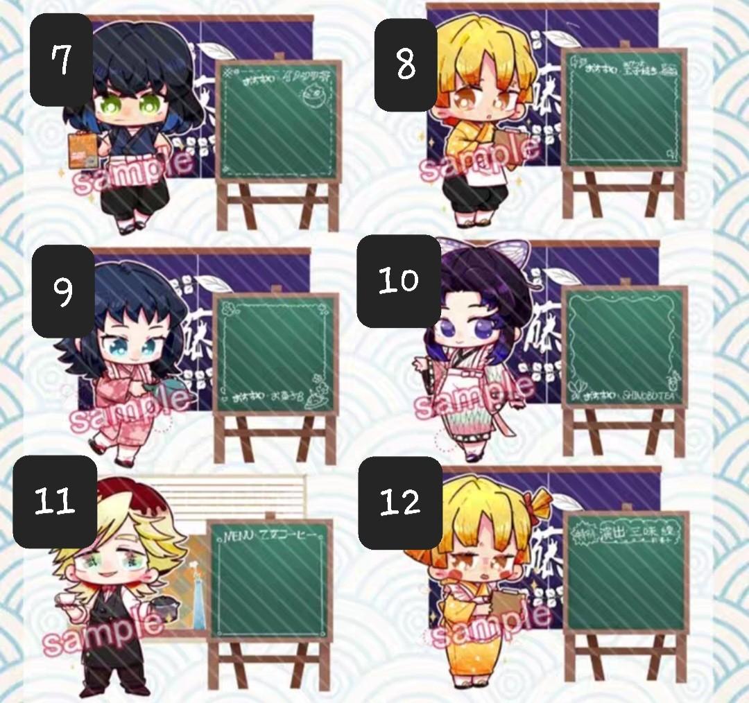 (PO) Kimetsu no Yaiba Standee/Blackboard, Hobbies & Toys, Memorabilia ...