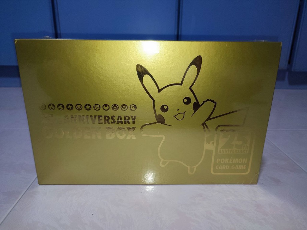 Pokemon 25th Anniversary Golden Box Set (Japanese), Hobbies & Toys ...