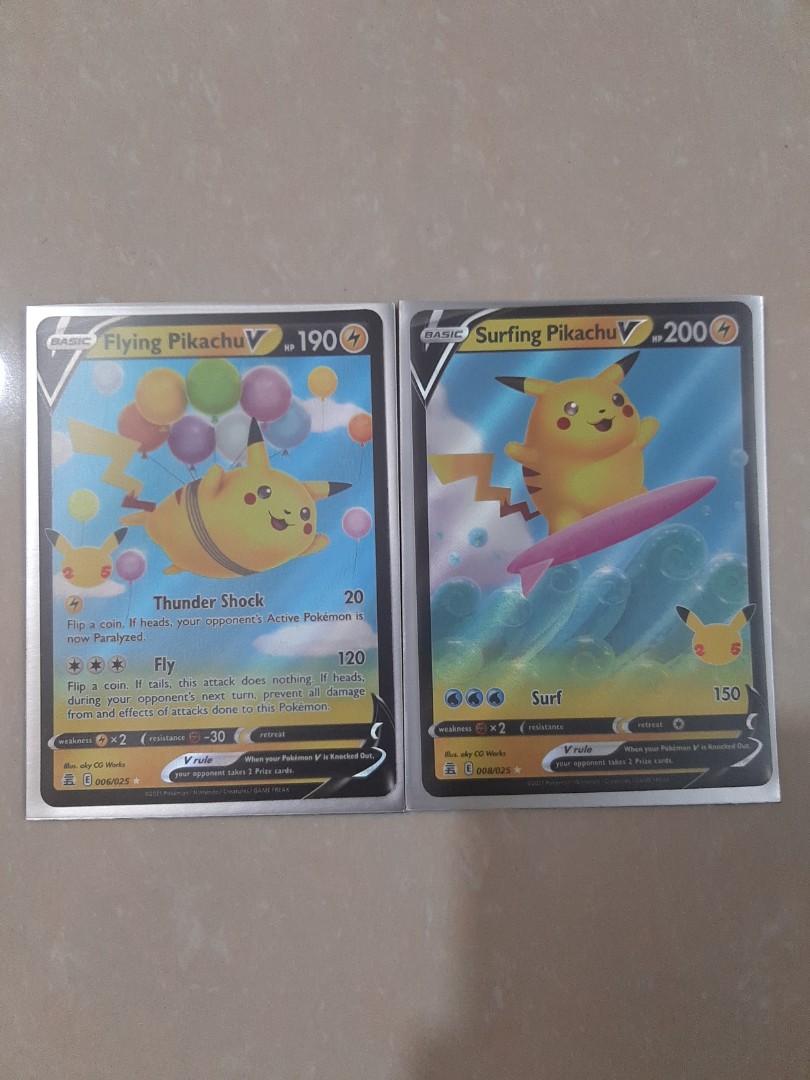 [UPDATED PRICE] Pokemon Celebration Pikachu Birthday Surprise Card With ...