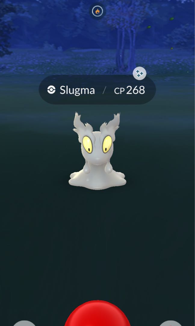 Pokemon Go: Shiny Slugma, Video Gaming, Video Games, Others on Carousell