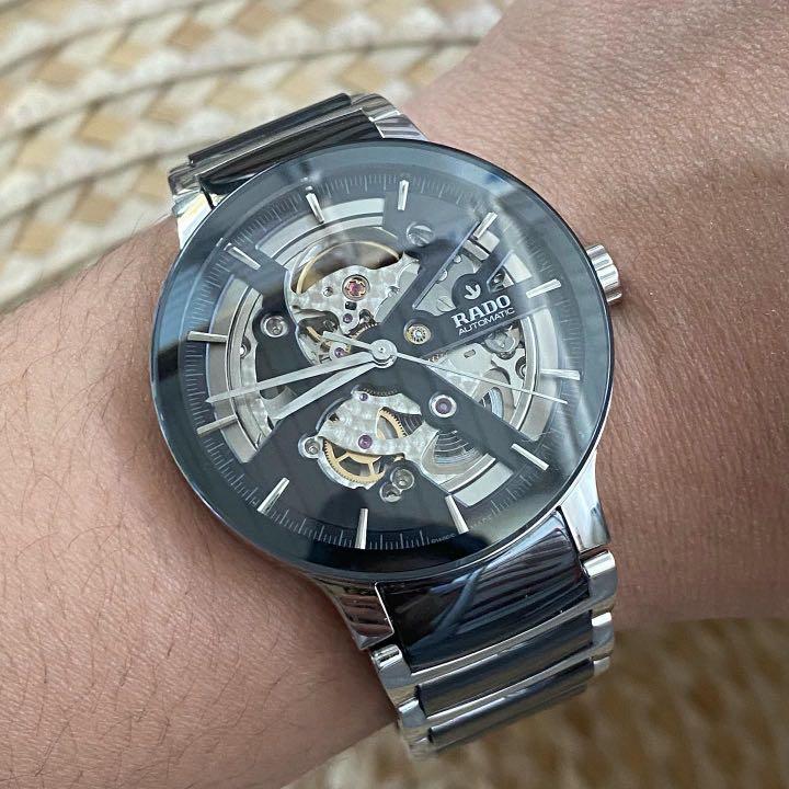 RADO Centrix Skeleton Open Heart, Luxury, Watches on Carousell