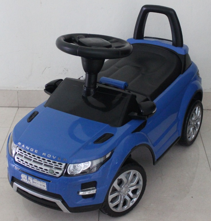 Range Rover Evoque, Ride On Toy Car w/ Horn Officially Licensed (Blue ...