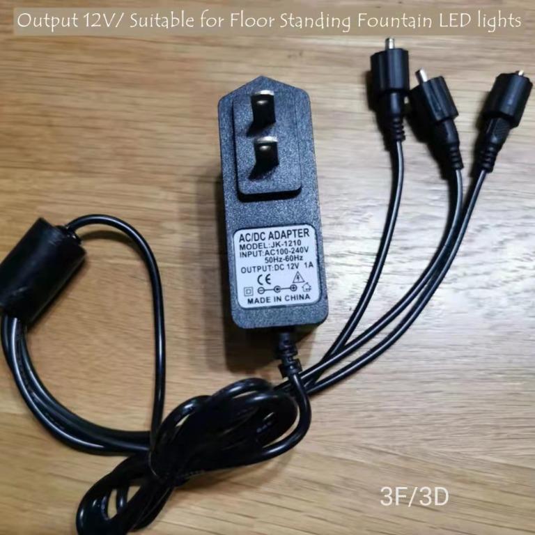 Ready stock AD Adaptor power adaptor of LED Lights with 1 or 3 ...