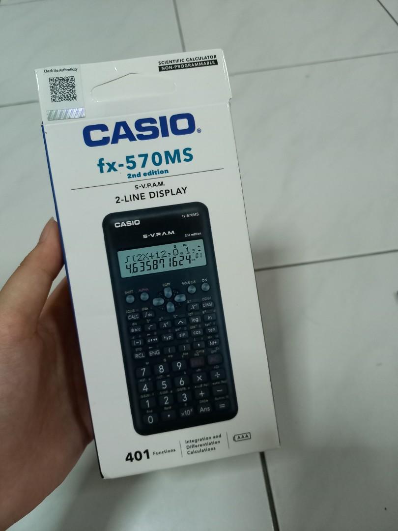 Readystock New Casio Scientific calculator fx-570ms secondary school ...