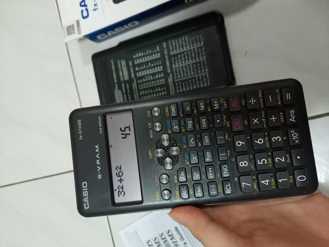 Readystock New Casio Scientific calculator fx-570ms secondary school ...