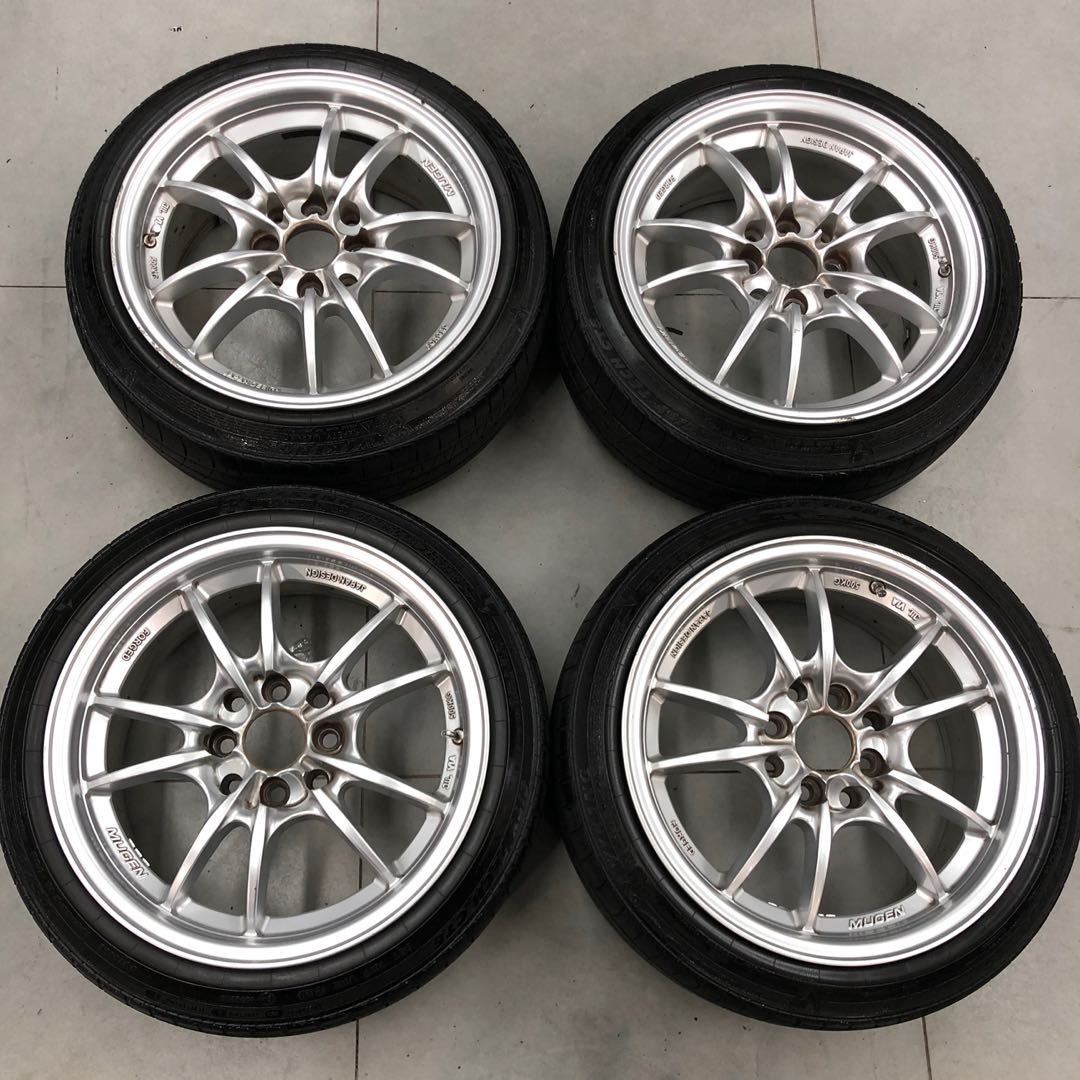 Rim Mugen MF10 15x7JJ PCD100/114, Auto Accessories on Carousell