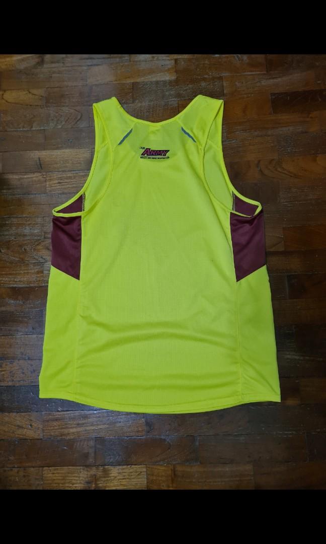 SAF 3rd Div PT Singlet, Men's Fashion, Activewear on Carousell