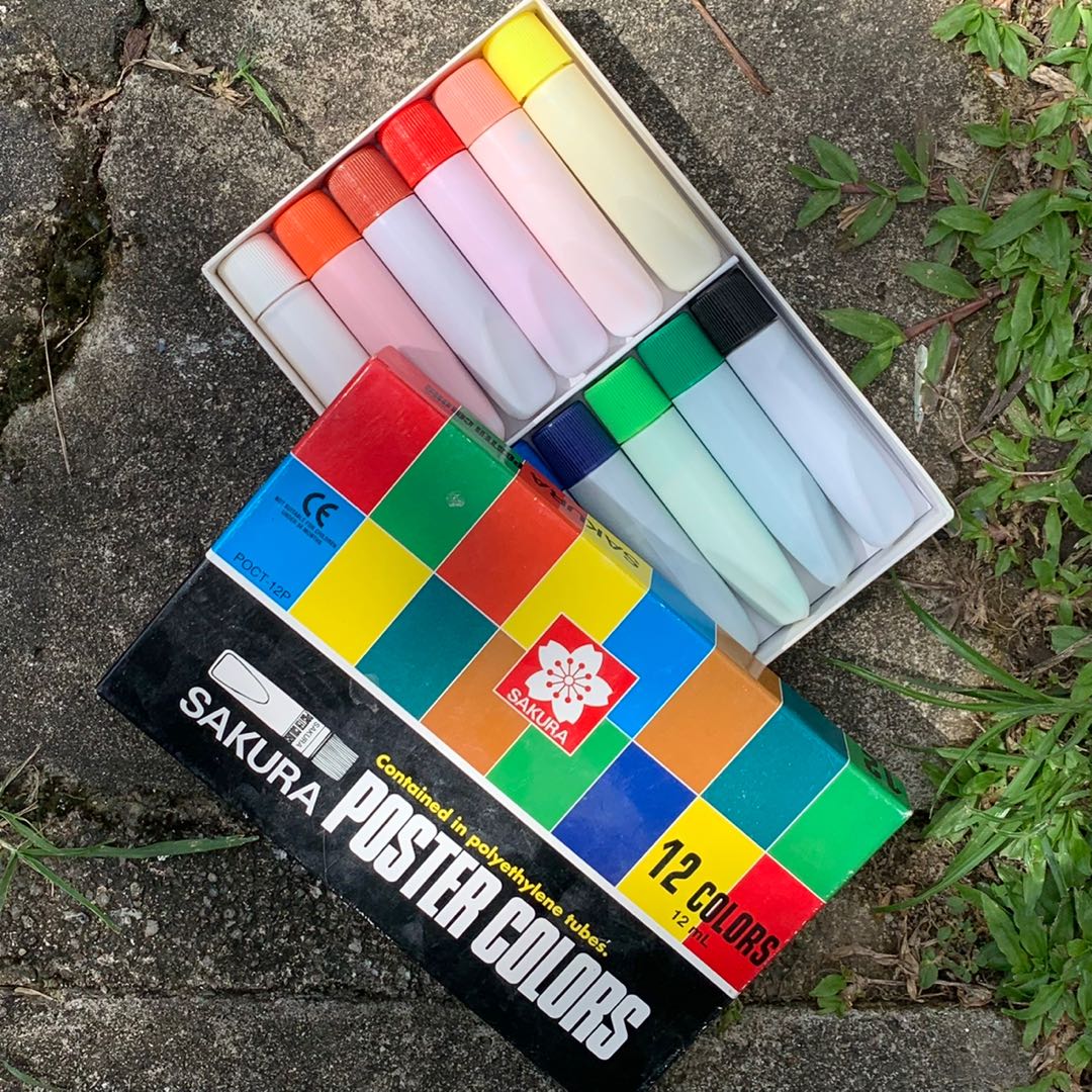 Sakura poster colours, Hobbies & Toys, Stationery & Craft, Craft ...