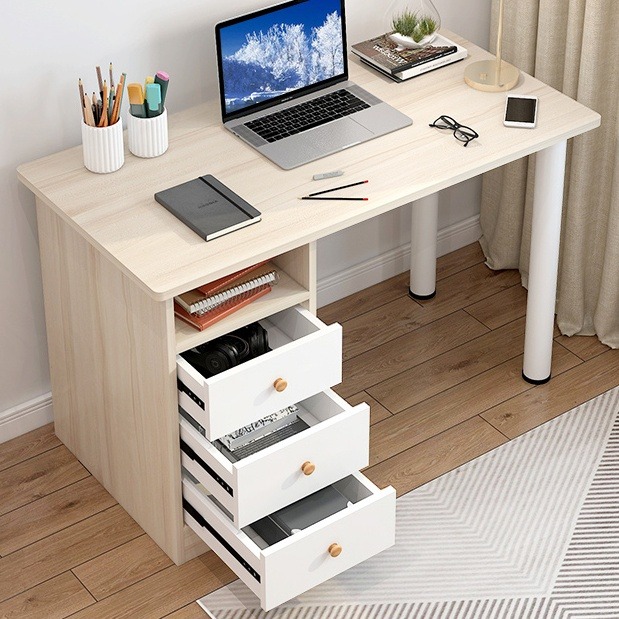 Scandinavian Study table with shelves Home Furniture Desk, Furniture ...