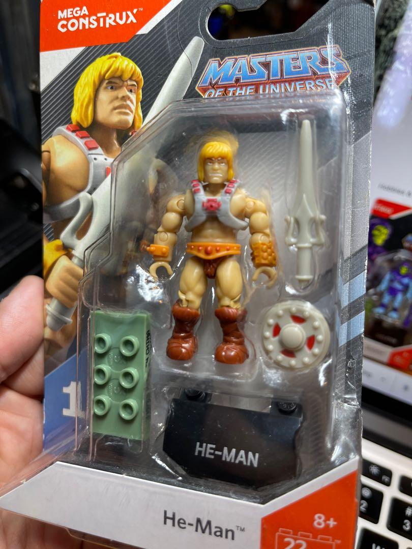 Set of 2 Mega-Construct MASTERS OF THE UNIVERSE Series 1 minifigures He ...