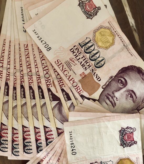 SGD 1000 old notes, Hobbies & Toys, Memorabilia & Collectibles ...
