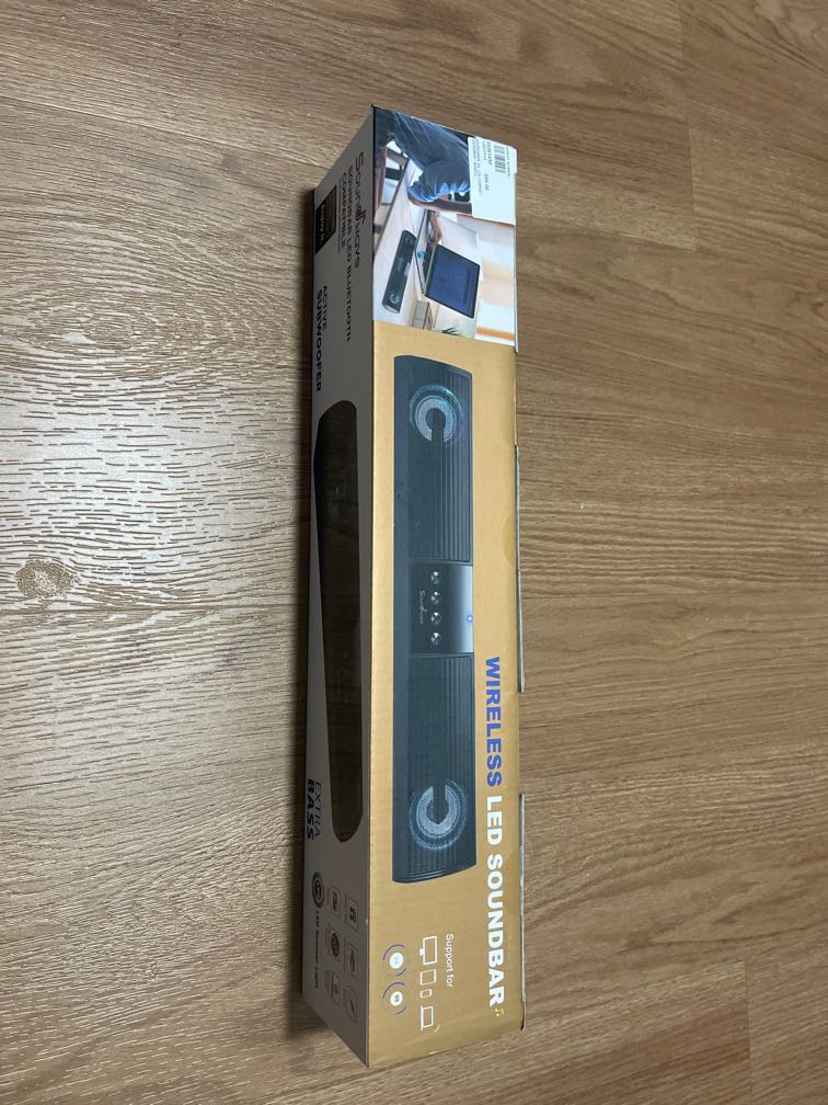 SoundWave Wireless LED Soundbar with Extra Bass, Computers & Tech ...