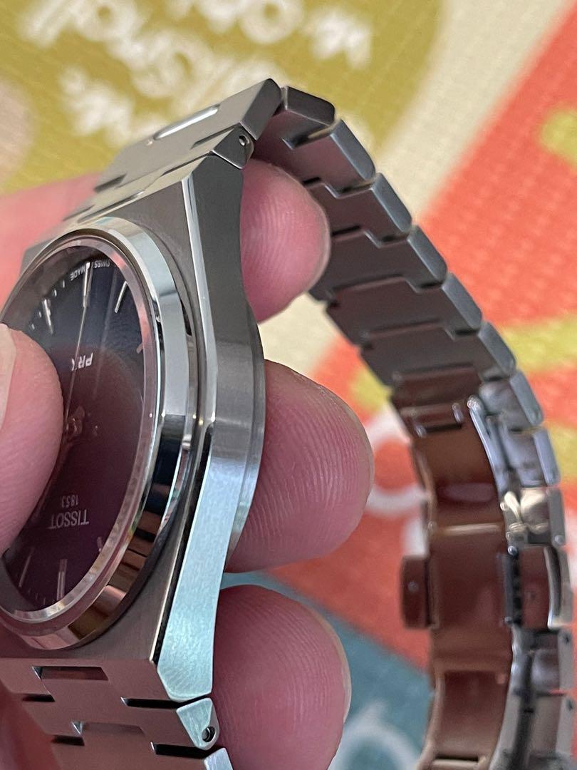 Tissot PRX Quartz Blue, Men's Fashion, Watches & Accessories, Watches ...