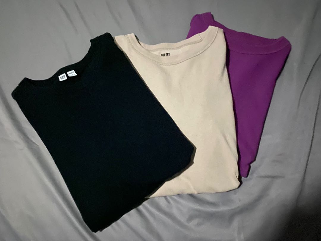 Uniqlo U Basic Tees, Men's Fashion, Tops & Sets, Tshirts & Polo Shirts ...