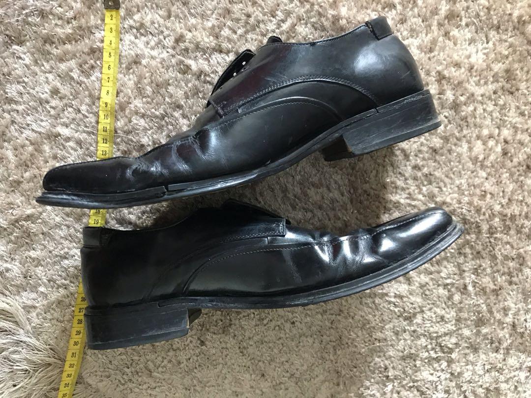 Valentino rudy made in italy sepatu kulit hitam pesta formal office ...