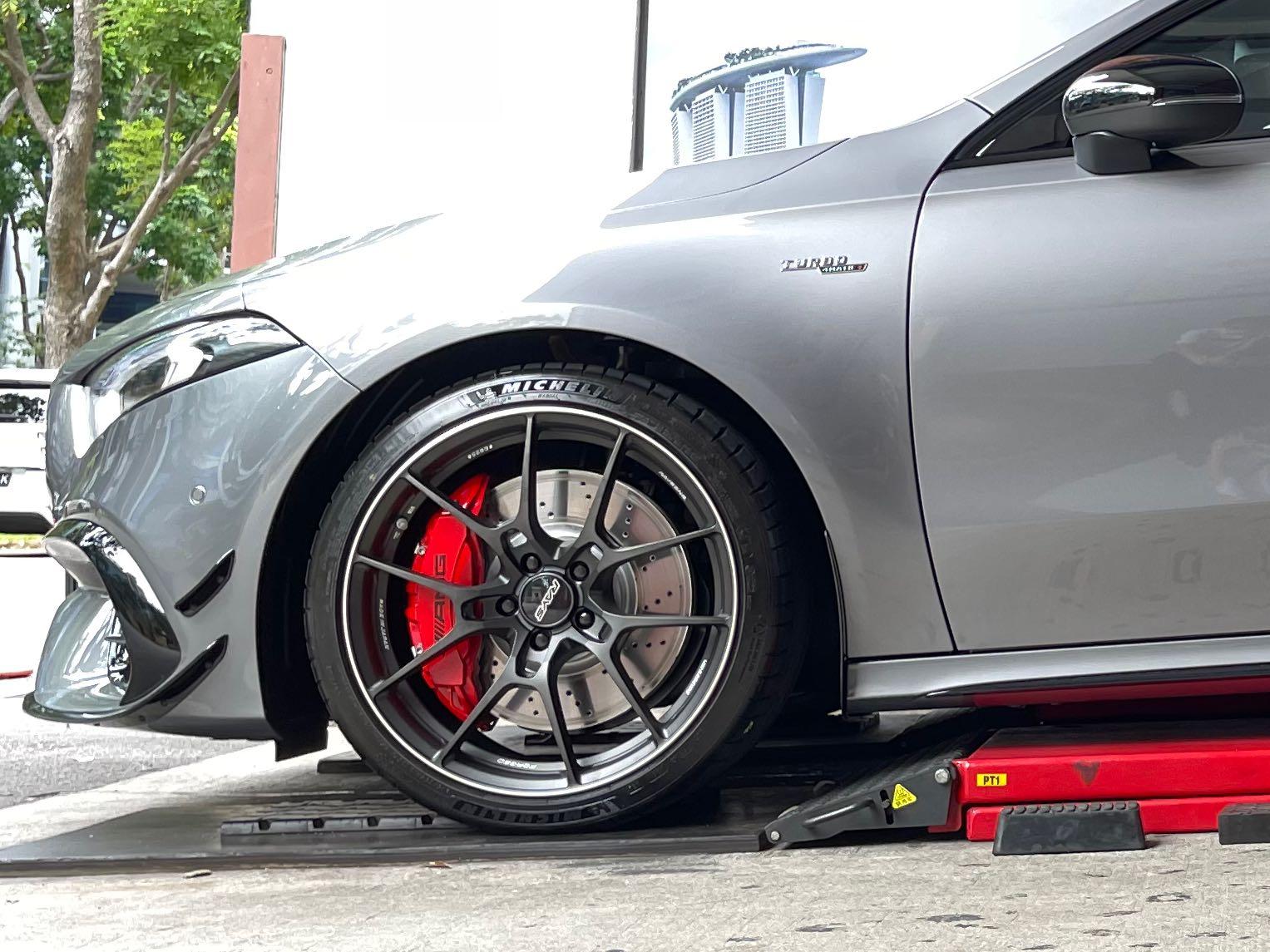 Volk Racing G025 19 x 8.5J x 45, Car Accessories, Tyres & Rims on Carousell