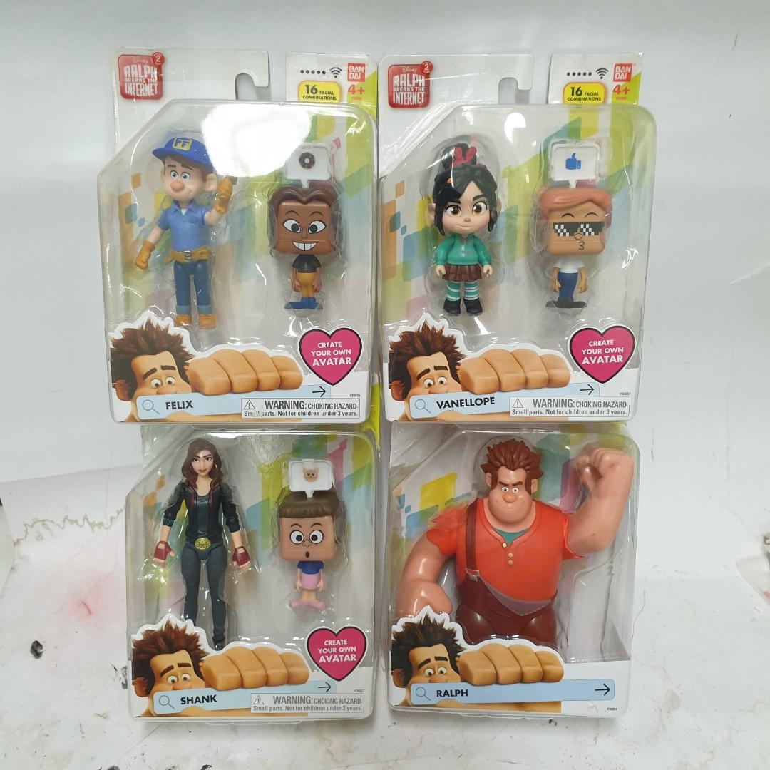 Wreck It Ralph figures, Hobbies & Toys, Toys & Games on Carousell