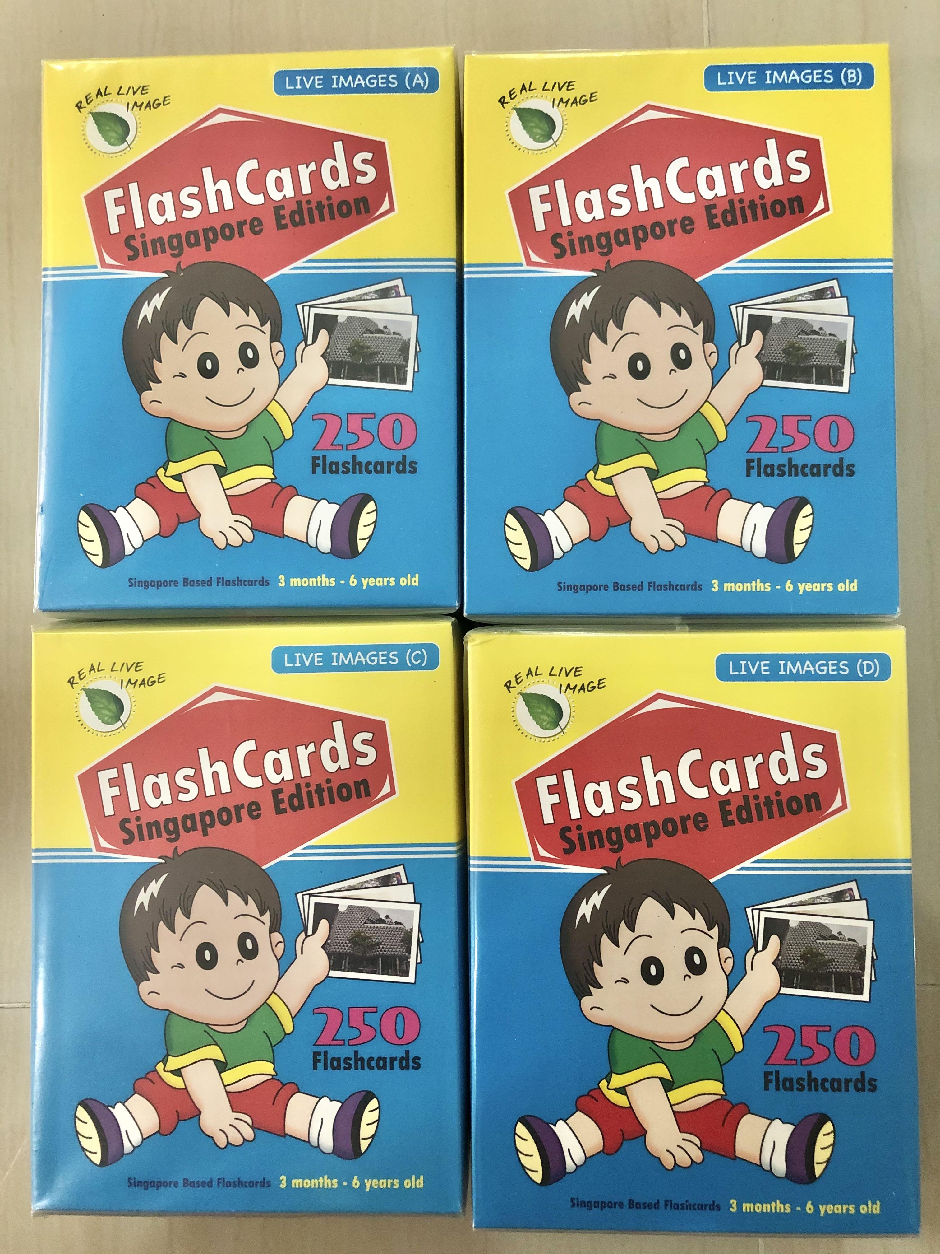 Flashcards Singapore - Full Real Live Package (1000 pcs) – A5 Size 310 ...