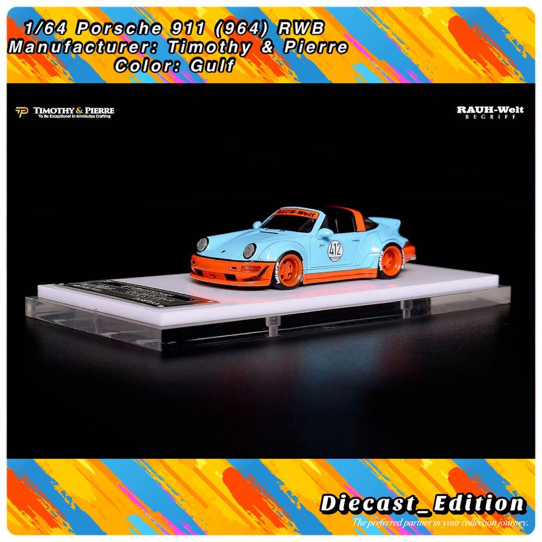1/64 Porsche 911 (964) RWB (Gulf Livery), Hobbies & Toys, Toys & Games ...