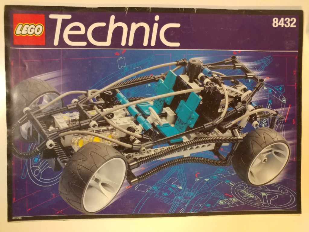 中古二手 LEGO Technic 8432 Supersonic Car 已砌+有說明書 無盒, 興趣及遊戲, 玩具 & 遊戲類 ...