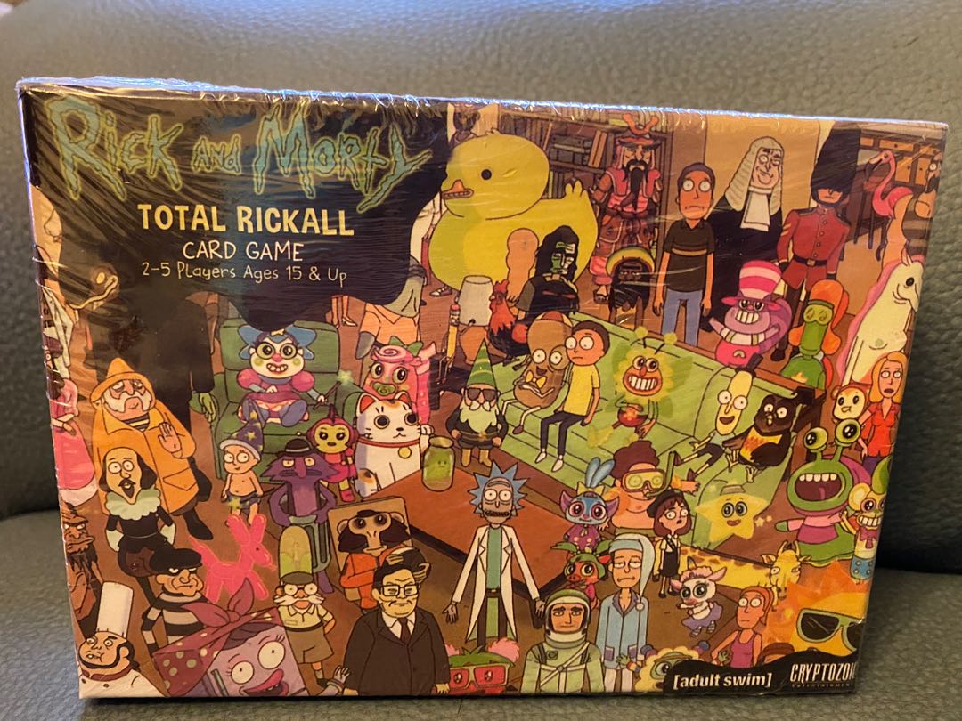 (最後一件) 全新 Rick and Morty Total Rickall Boardgames 卡牌 桌遊 派對遊戲, 興趣及遊戲, 玩具 ...